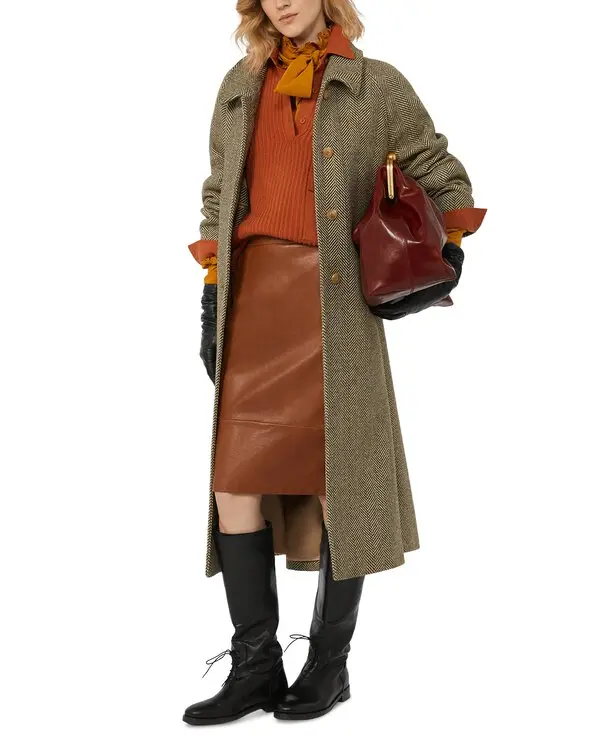 Max Mara Weekend Signature Ugola Wool Blend Coat
