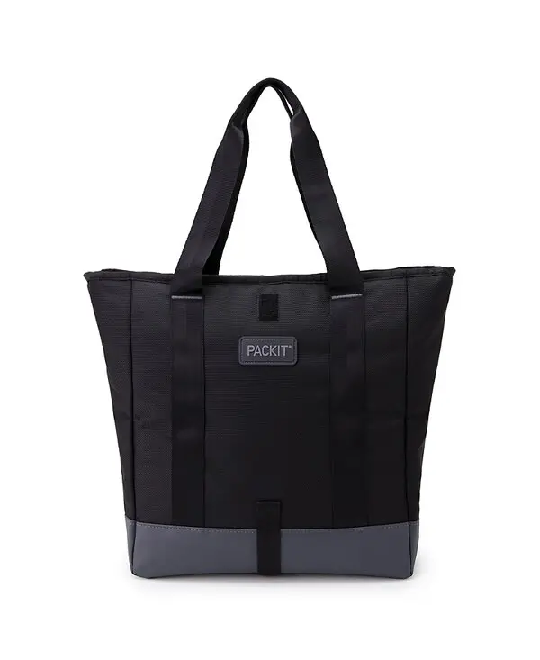 PACKIT Freezable Carry Tote - Black/gray