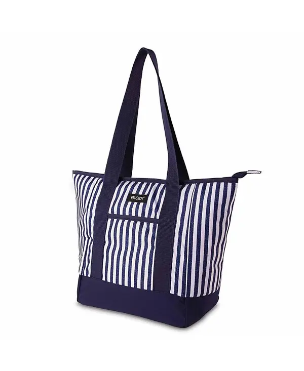 PACKIT Freezable 12 Can Cooler Tote - Seaside Stripe