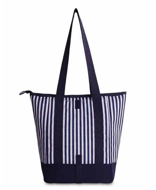 PACKIT Freezable 12 Can Cooler Tote - Seaside Stripe