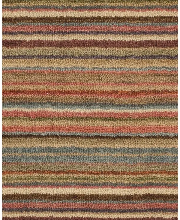 DASH & ALBERT Dash Albert Annie Selke Rda080 Brindle Stripe Area Rug, 5'0x8'0