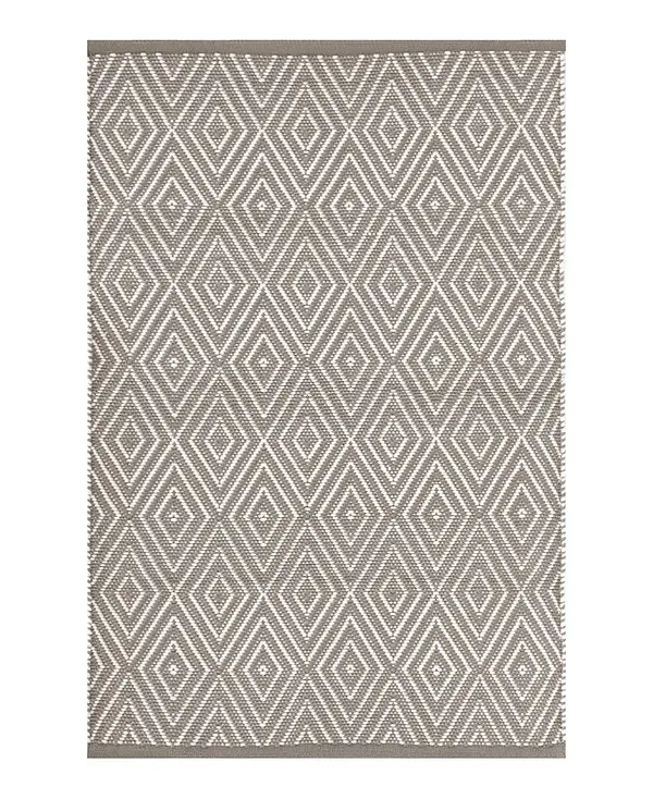 DASH & ALBERT BY ANNIE SELKE Dash Albert Annie Selke Rdb255 Diamond Indoor/outdoor Area Rug, 9'0x12'0 - Taupe