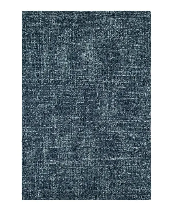 DASH & ALBERT Dash Albert Annie Selke Da1005 Crosshatch Area Rug, 3'0x5'0 - Denim