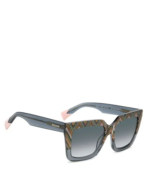 Missoni Gradient Rectangular Sunglasses