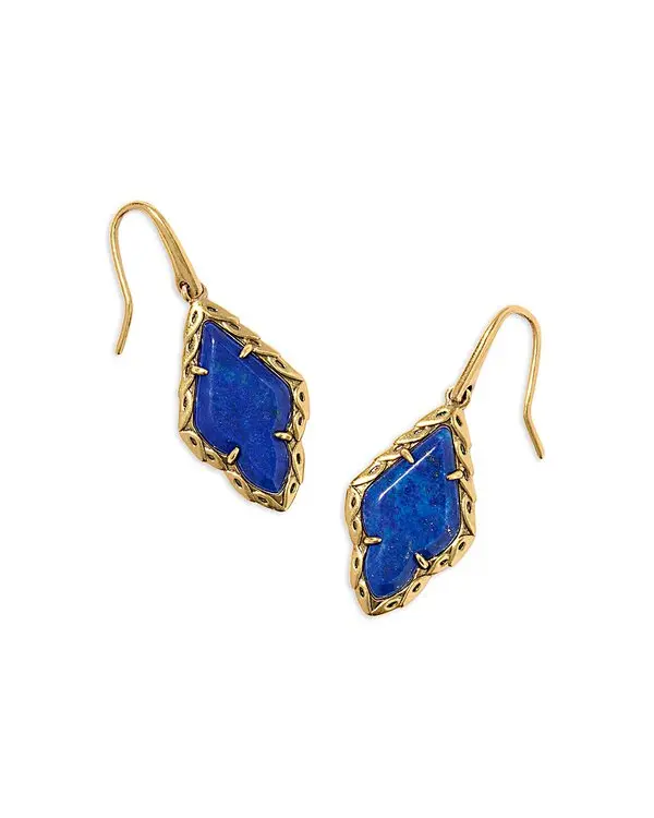 Kendra Scott Adeline Drop Earrings - Blue/gold