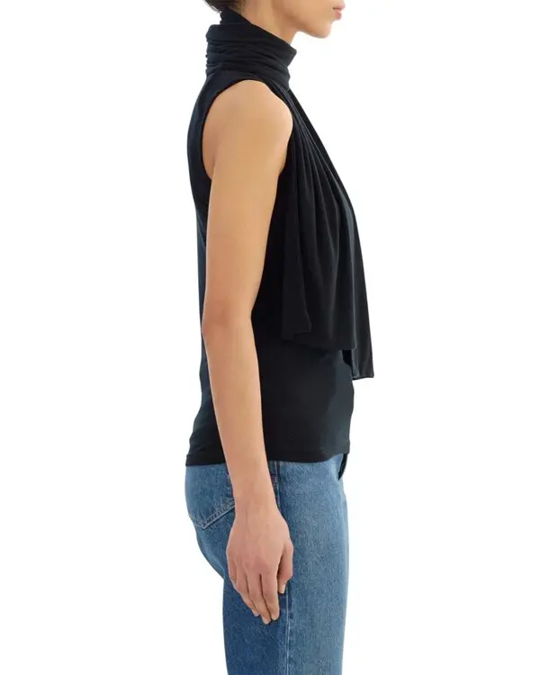 LAMARQUE Mock Neck Sleeveless Top