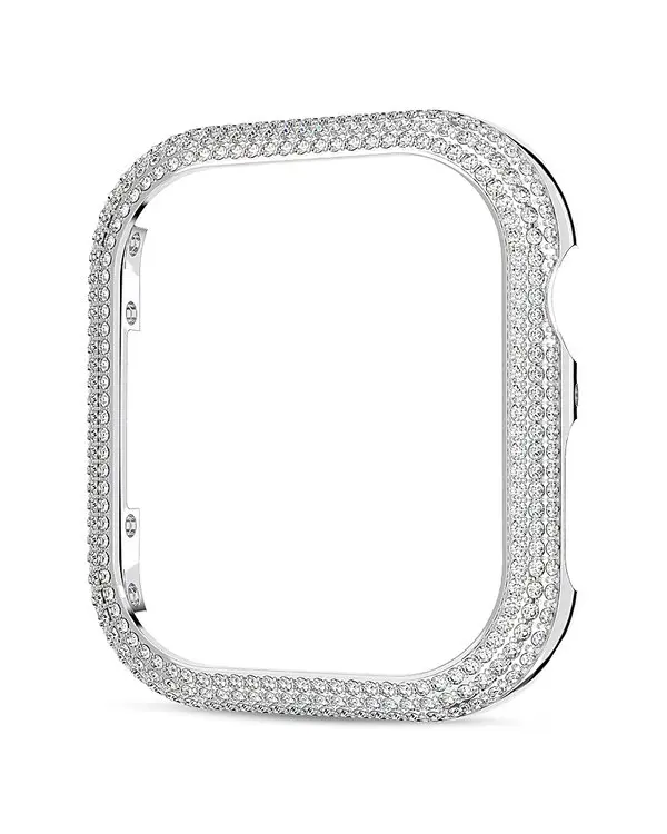 SWAROVSKI Sparkling Case For Apple Watch Series 7 - Silver