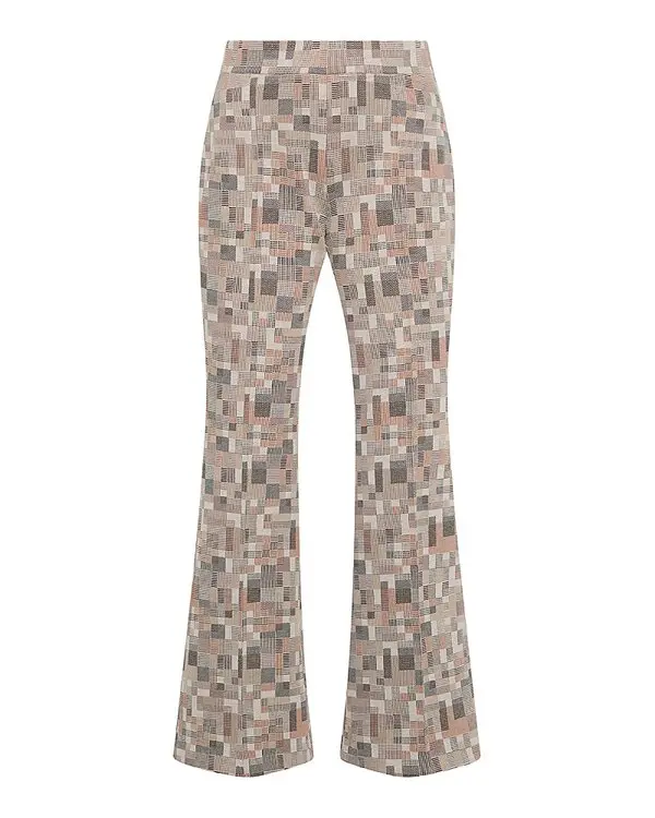 Rosetta Getty Pull-on Cropped Flare Pants