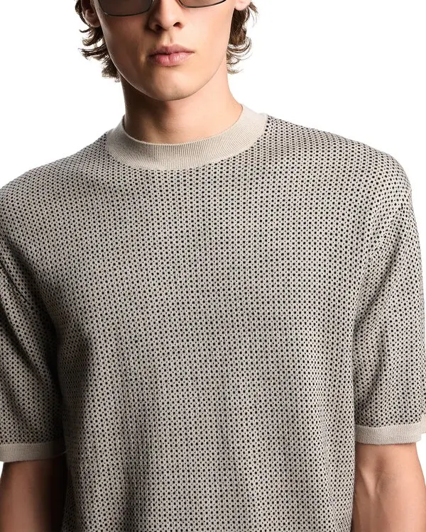 Emporio Armani Virgin Wool Short Sleeve Sweater