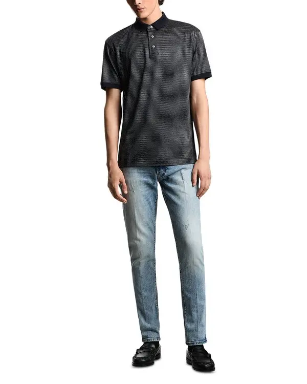 Emporio Armani Two Tone Polo Shirt