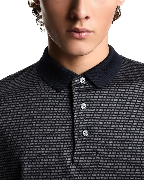 Emporio Armani Two Tone Polo Shirt