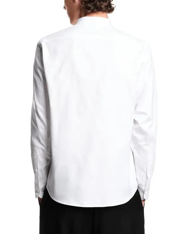Emporio Armani Textured Cotton Shirt