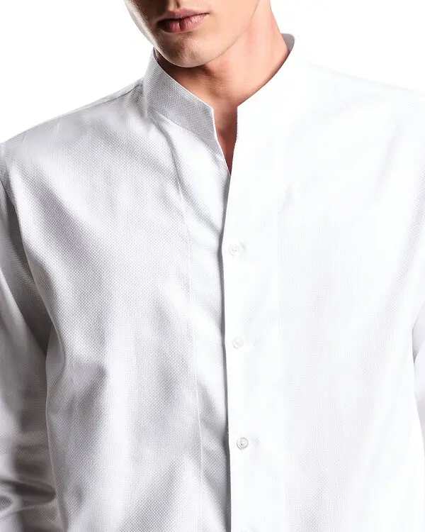 Emporio Armani Textured Cotton Shirt