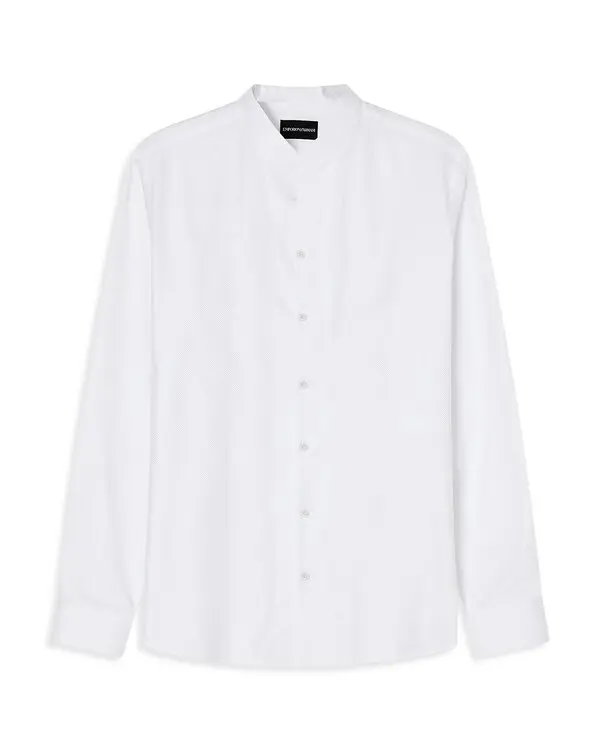Emporio Armani Textured Cotton Shirt