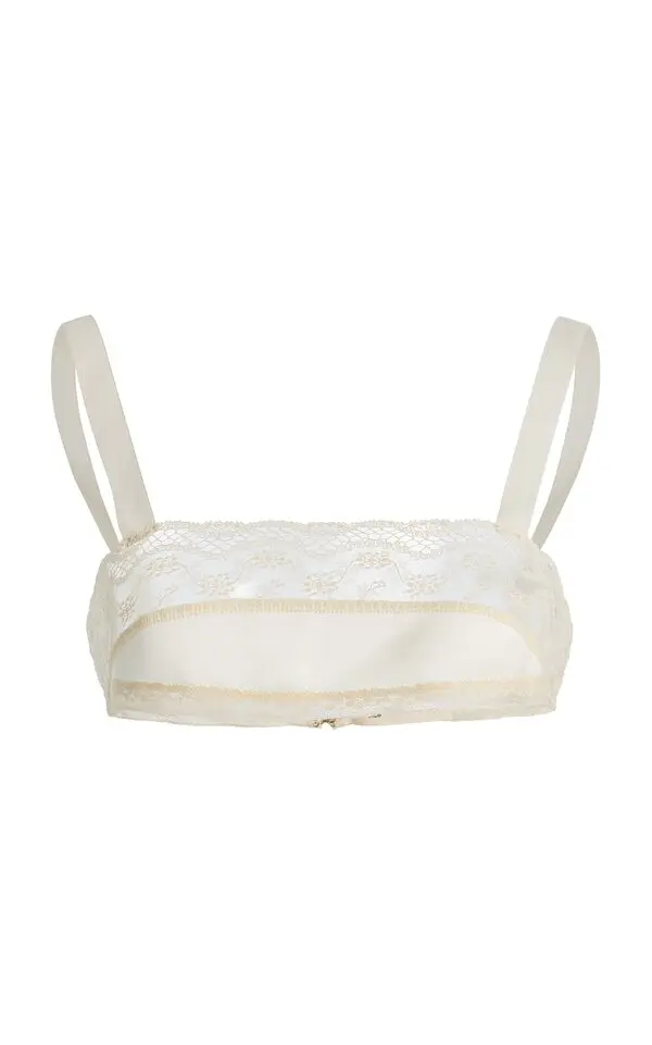 COLLEEN ALLEN Silk And Lace Bra