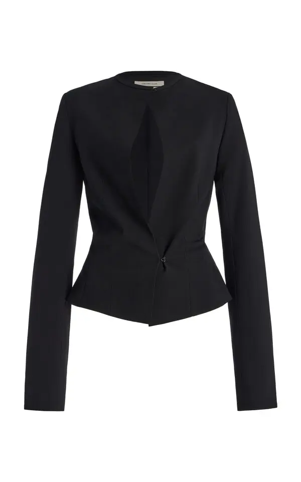 COLLEEN ALLEN Keyhole Wool Jacket