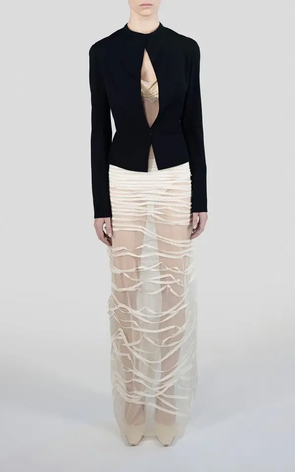 COLLEEN ALLEN Keyhole Wool Jacket