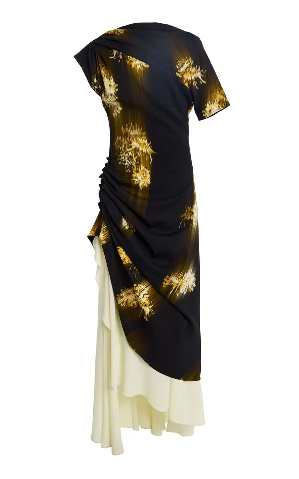 Proenza Schouler Antonella Ed Crepe Maxi Dress - Print