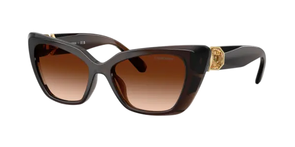 SWAROVSKI Sk6047 Sunglasses - Brown Gradient