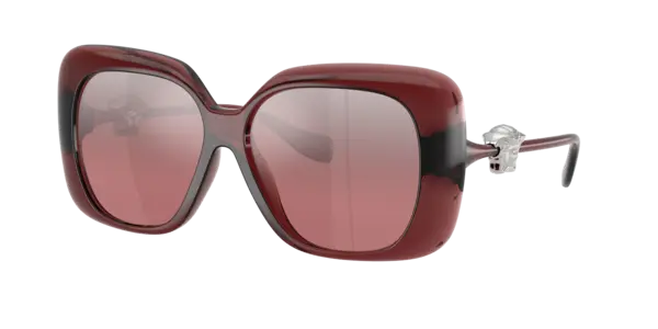 Versace Sunglasses - Pink Mirror Silver Gradient
