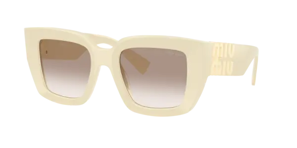 Miu Miu Mu B05s Sunglasses - Clear Gradient Brown