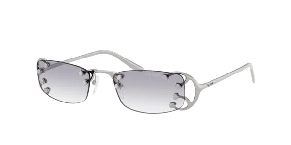 Prada Pr C57s Sunglasses - Clear Gradient Dark Grey