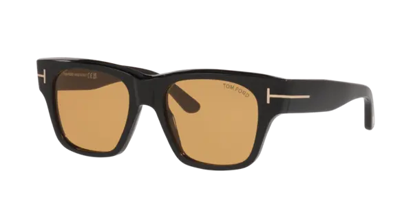TOM FORD Full Rim Rectangle Sunglasses - Yellow