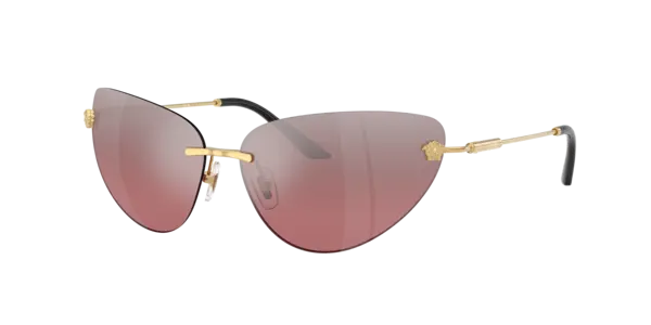 Versace Ve2281 Sunglasses - Pink Mirror Silver Gradient