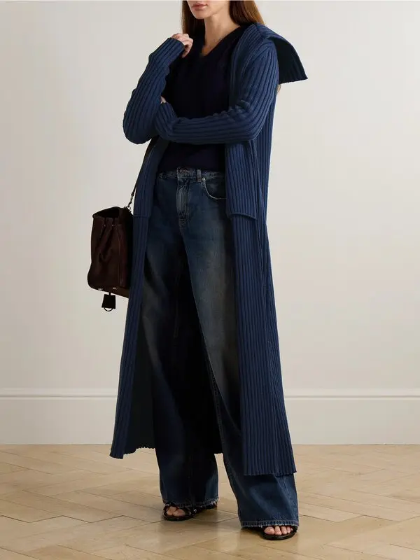 Balenciaga Ribbed-knit Robe