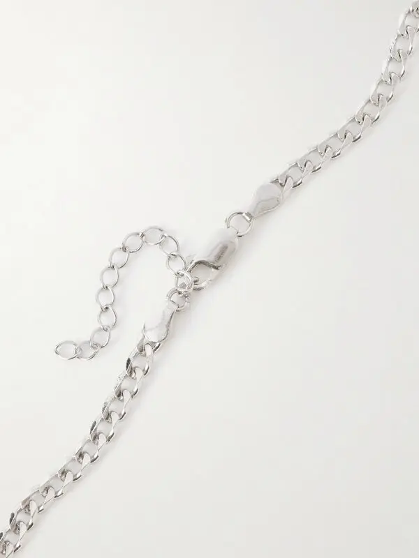 Magda Butrym Tone Brass Rose Necklace