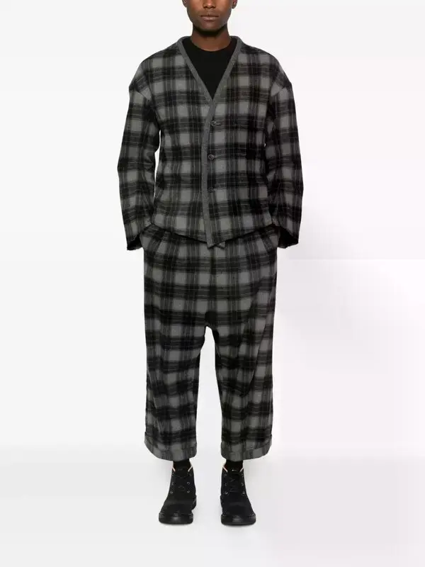 INDIVIDUAL SENTIMENTS Plaid Cardigan