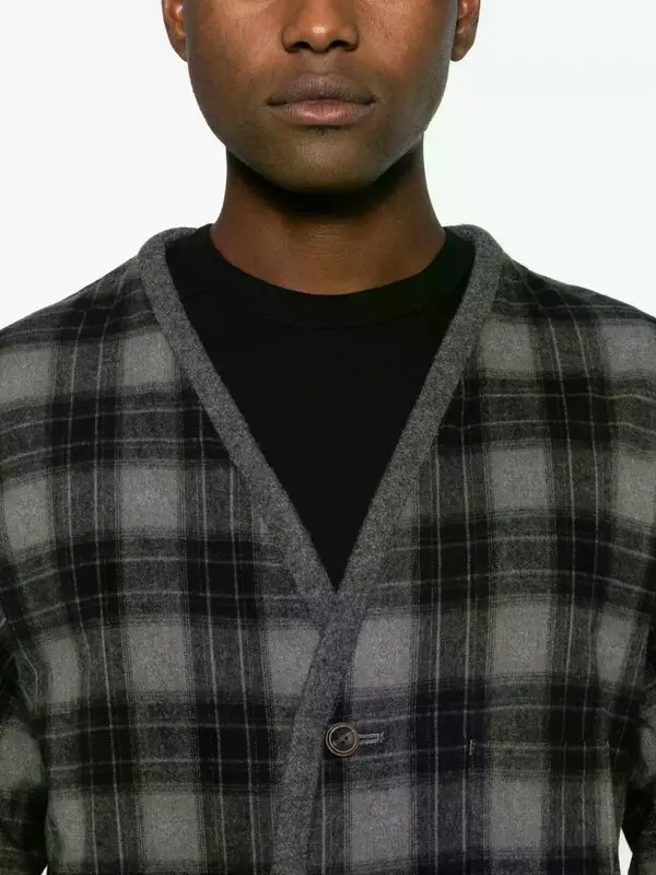 INDIVIDUAL SENTIMENTS Plaid Cardigan
