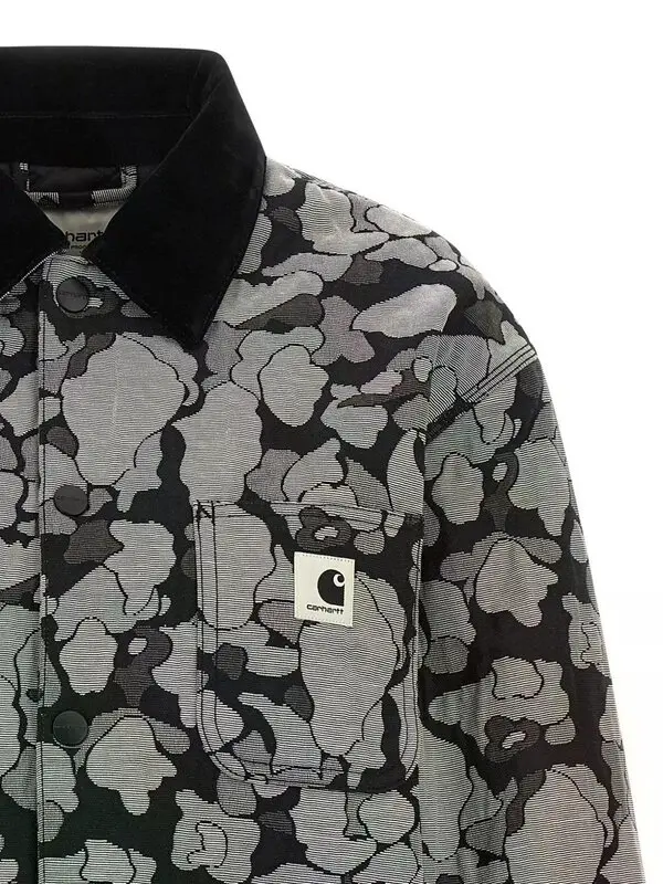 Carhartt Work In Progress Jacquard Chore Jacket - Black