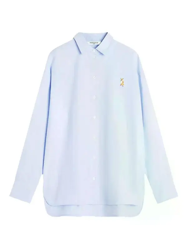 Maison Kitsuné Lady Fox Embroidered Shirt