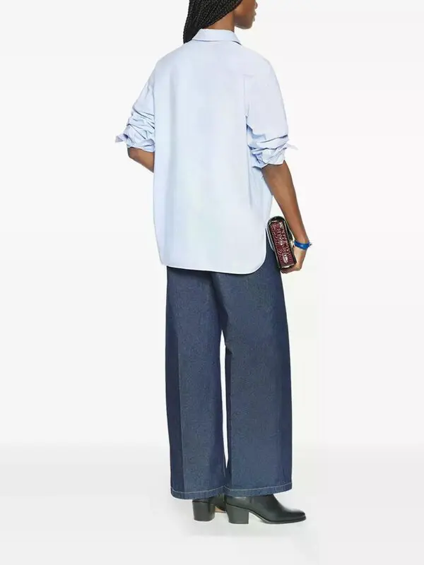 Maison Kitsuné Lady Fox Embroidered Shirt