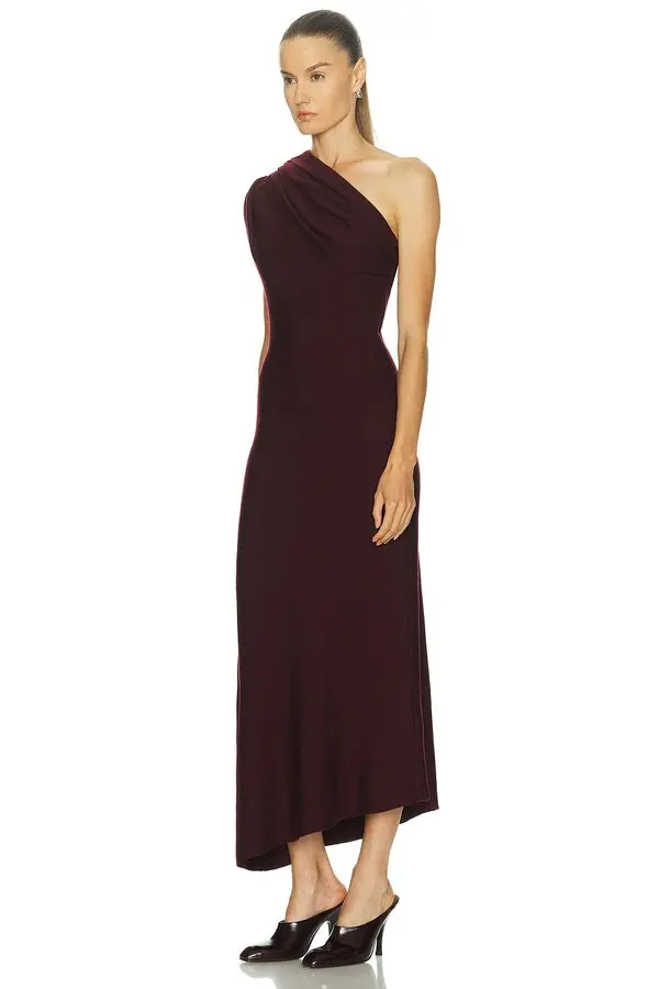 Khaite Coast One-shoulder Dress