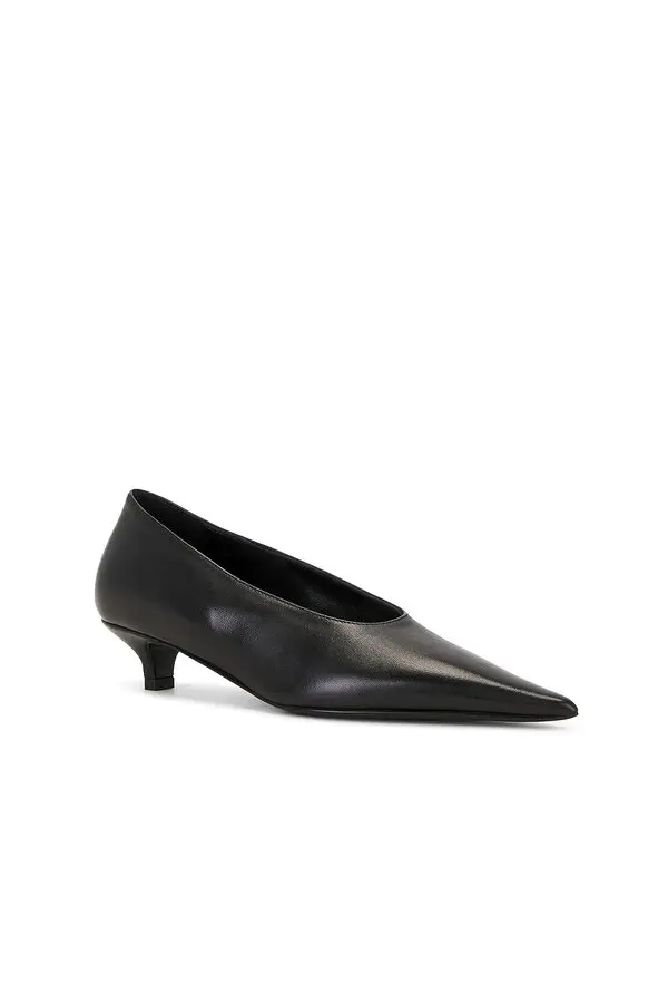 TOTEME Sharp Nappa Kitten Pumps