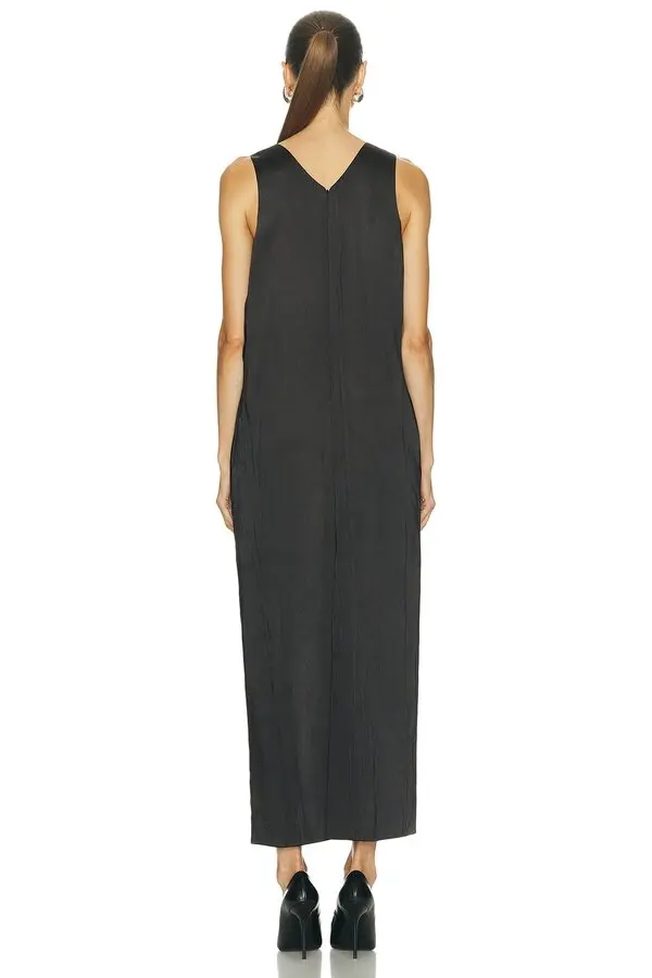 Brandon Maxwell Keke Long Dress - Black