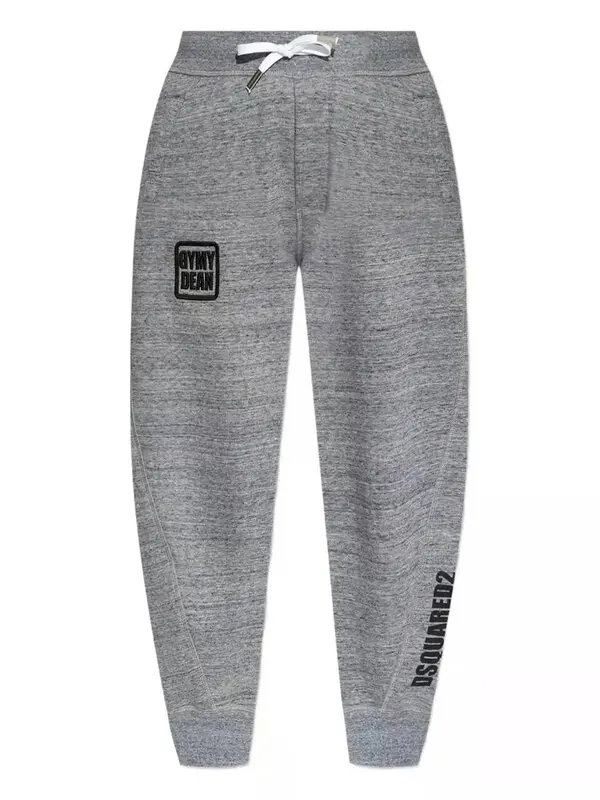 Dsquared2 Gym Dean Drawstring Logo Track Pants - Grey