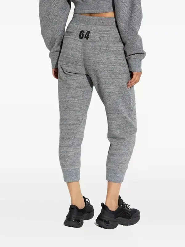 Dsquared2 Gym Dean Drawstring Logo Track Pants - Grey