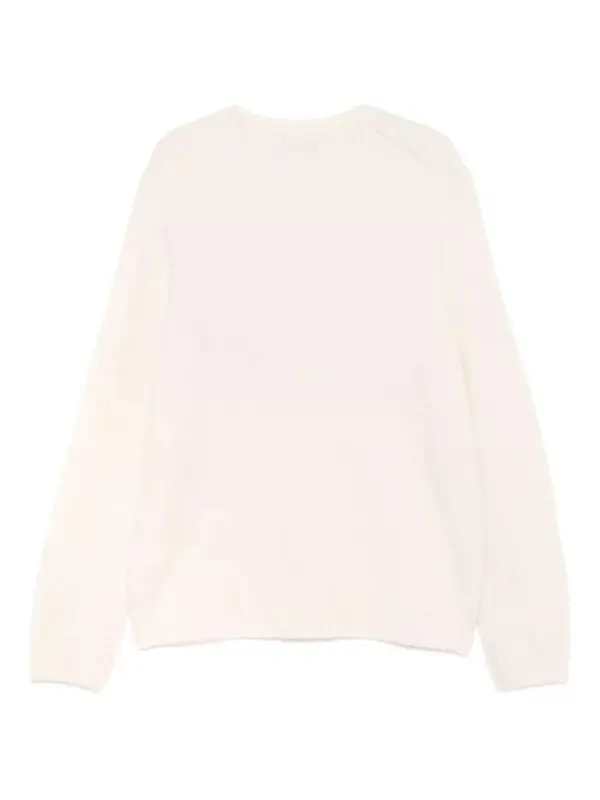 Polo Ralph Lauren Logo-embroidered Crew-neck Sweater - White