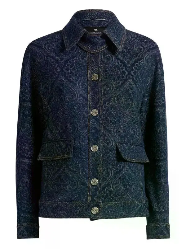 Etro Paisley-pattern Denim Jacket