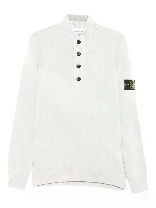 Stone Island Wool Blend Polo Shirt