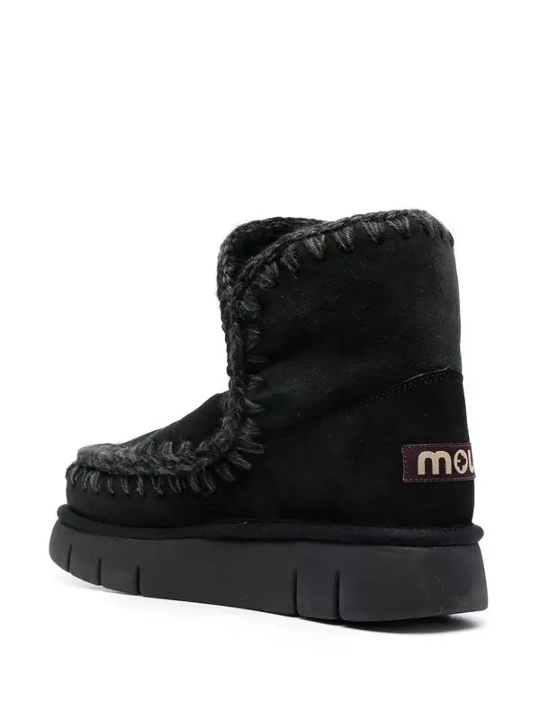 Mou Suede Boots - Black