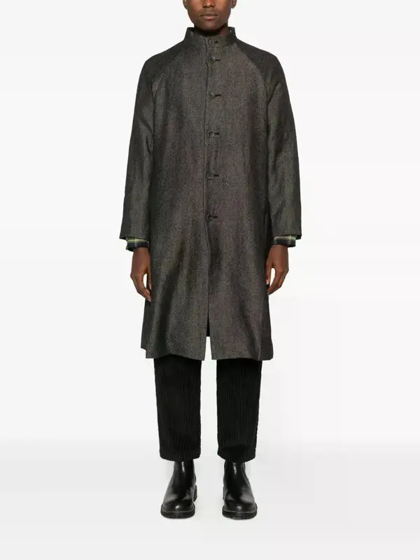 INDIVIDUAL SENTIMENTS Single-breasted Collarless Coat