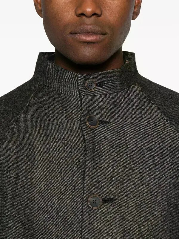 INDIVIDUAL SENTIMENTS Single-breasted Collarless Coat