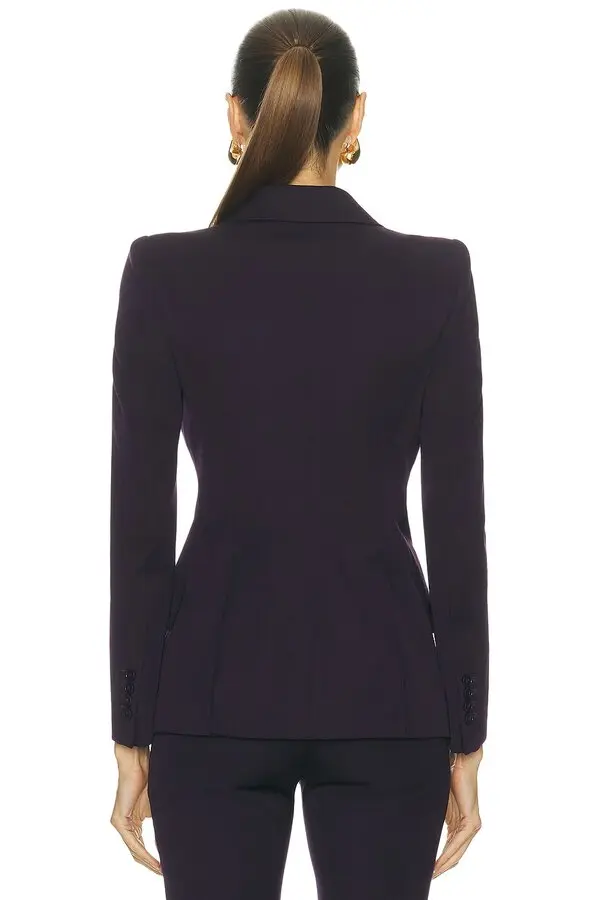 Alexander McQueen One Button Jacket - Violet