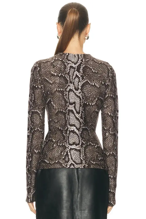 Gabriela Hearst Asha Top - Greyscale