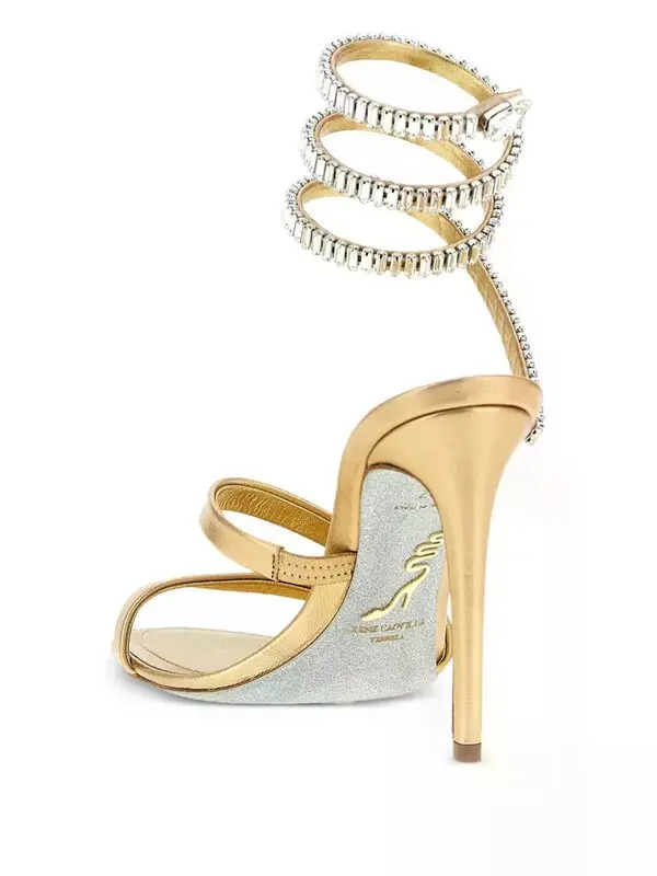 Rene Caovilla 100mm Crystal-embellished Sandals