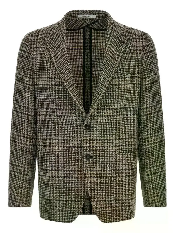 Tagliatore Houndstooth Blazer - Brown